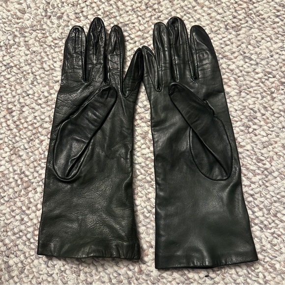 Grandoe | Accessories | Grandoe Foresthunter Green Leather Gloves ...